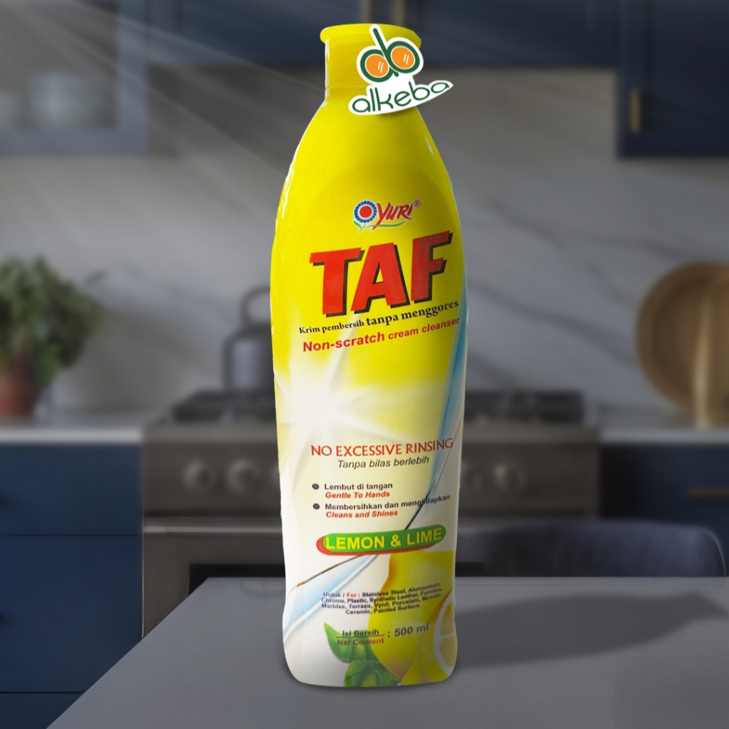 Jual Yuri Taff Cream Botol 500 ml Fresh Blue and Lemon Anti Bacterial ...