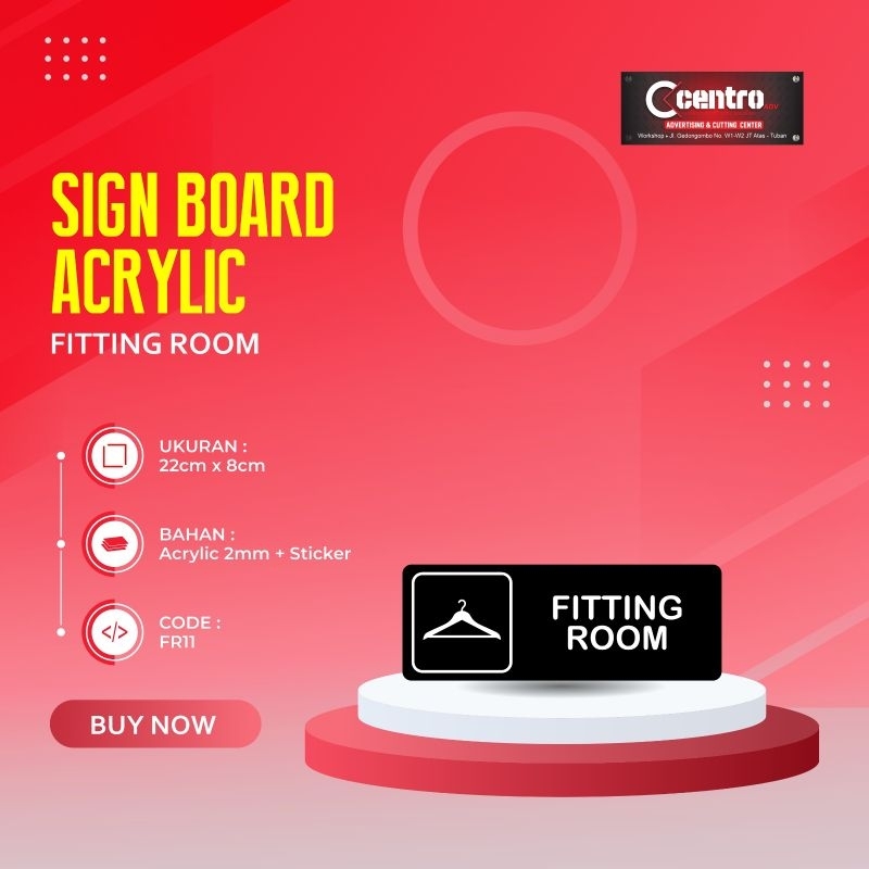 Jual SIGN AKRILIK/PAPAN AKRILIK PENANDA/PAPAN PERINGATAN/PETUNJUK ARAH ...
