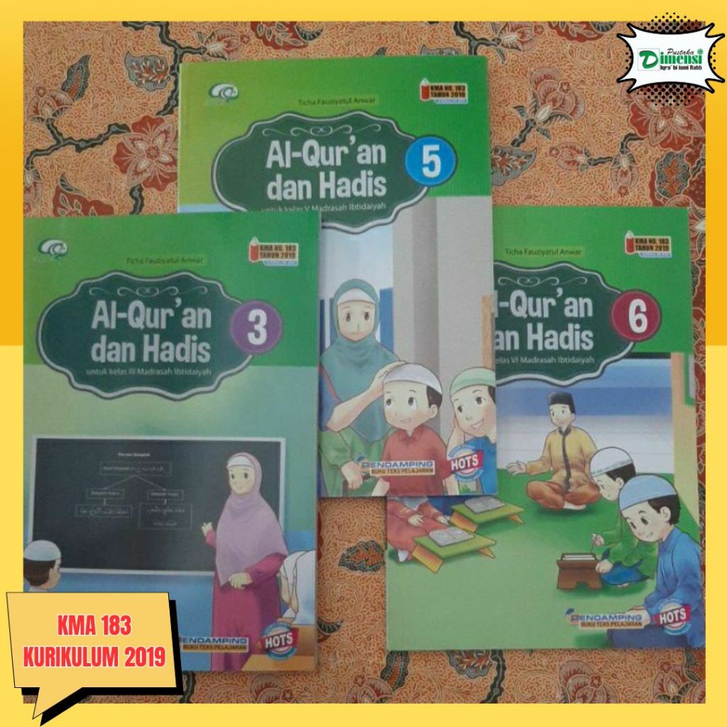 Jual Al-Quran Hadis MI Kelas 1,2,3,4,5,6 Aqila | Shopee Indonesia