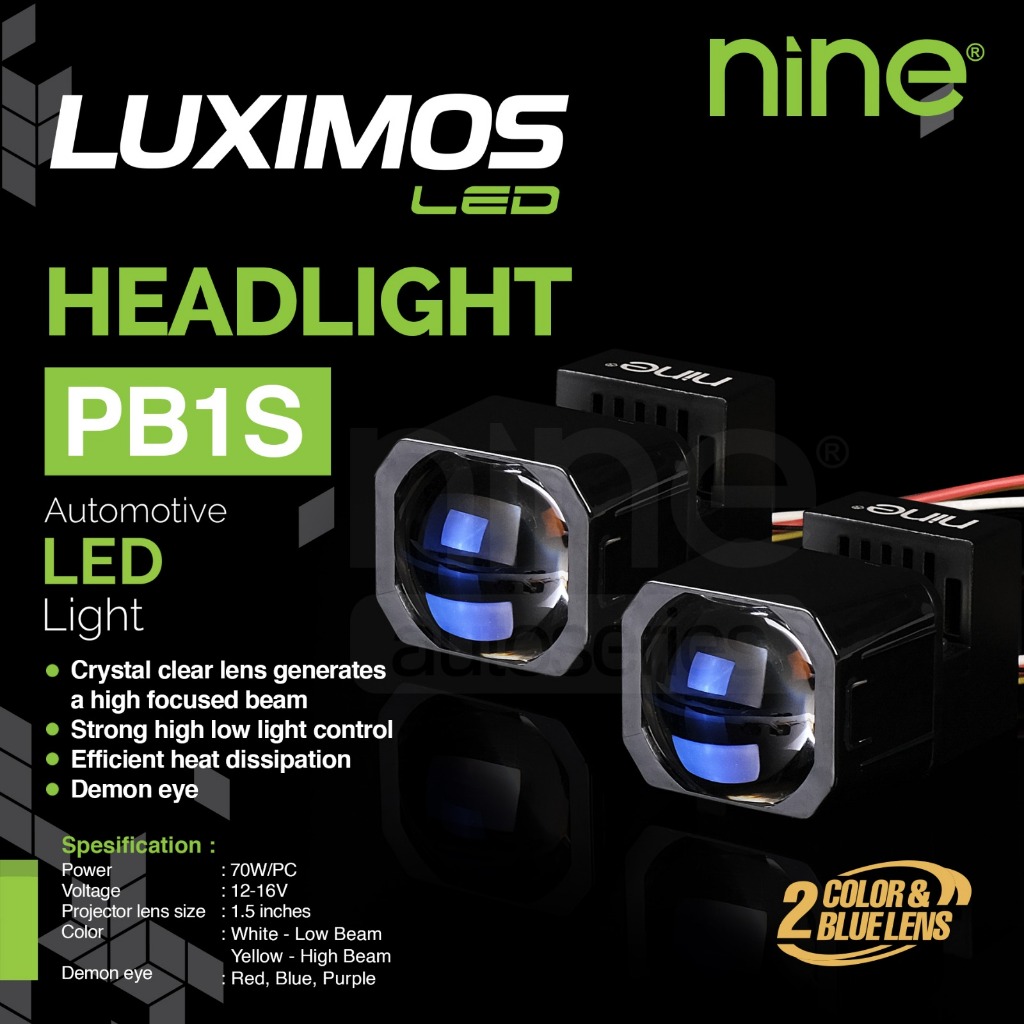 Jual LAMPU BILED MOTOR ADV BEAT VARIO AEROX 9NINE LUXIMOS PB1S / MATRIX ...