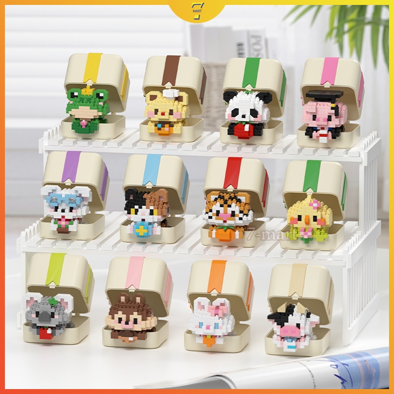 Jual Mainan Anak Mini Block Susun Toys Edukasi Balok Brick Kotak Hadiah ...