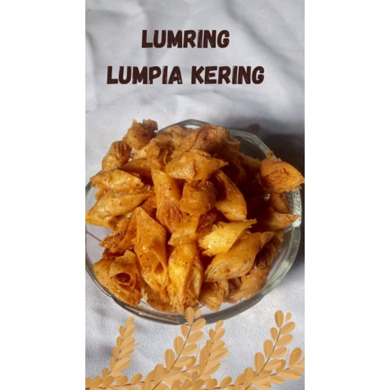 Jual lumring lumpia kering 500gr original dan pedas | Shopee Indonesia