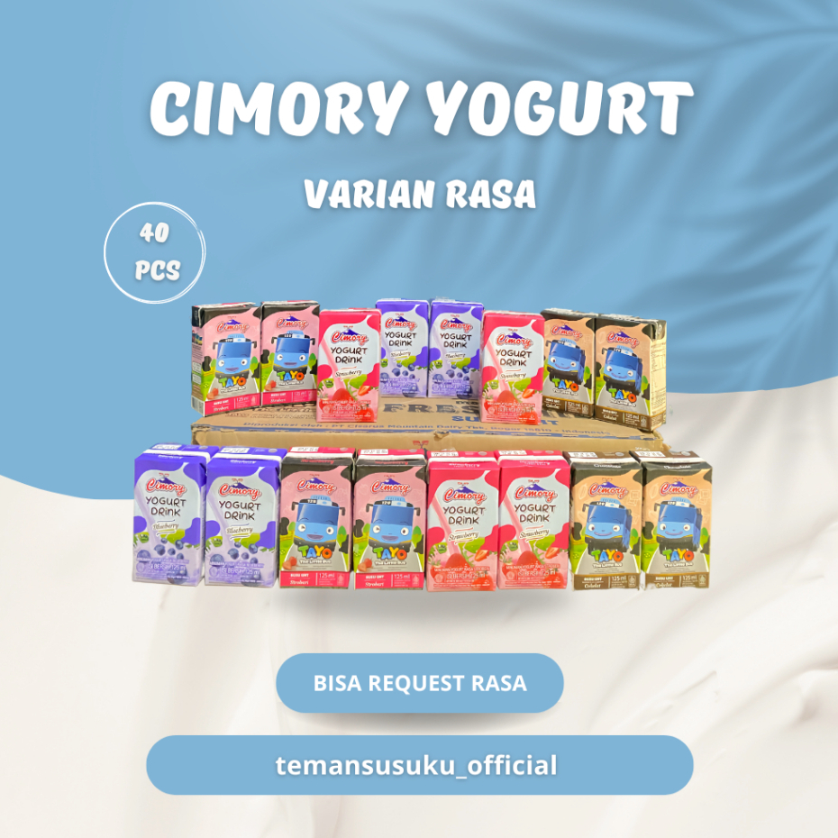 Jual Cimory Yogurt Drink 125ML ALL Varian Rasa 1 Dus | Shopee Indonesia
