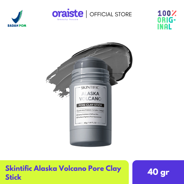 Jual Skintific Alaska Volcano Pore Clay Stick | 40g | Shopee Indonesia