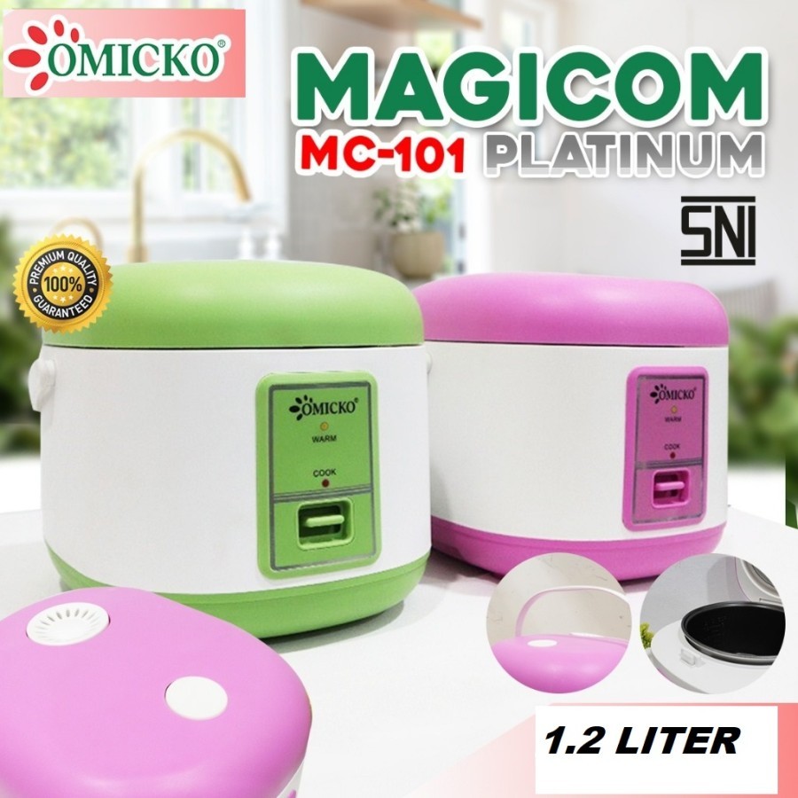 Jual OMICKO MC-101 Rice Coocker Magic Com 3in1 / Mesin Penanak Nasi ...