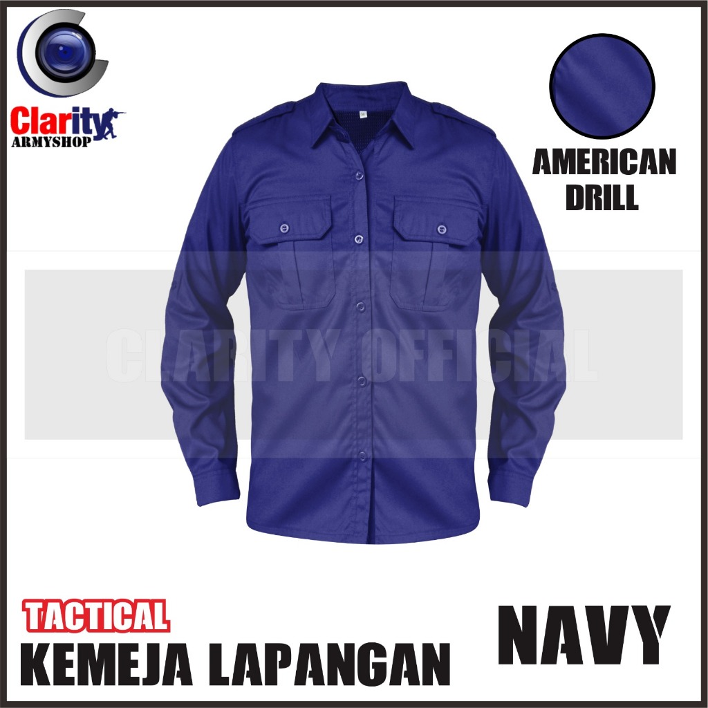 Jual CLARITY Kemeja Lapangan PDL PDH Tactical Net TV Pria & Wanita ...
