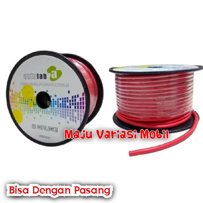 Jual Kabel Speaker AUTOLAB 8 AWG Power Cable PerMeter | Shopee Indonesia
