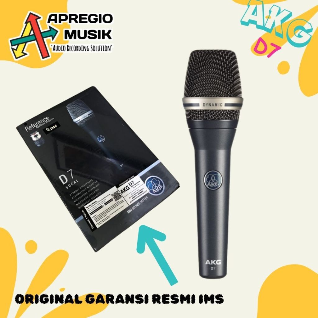 Jual AKG D7 D 7 Microphone Dynamic ORIGINAL Garansi Resmi | Shopee Indonesia