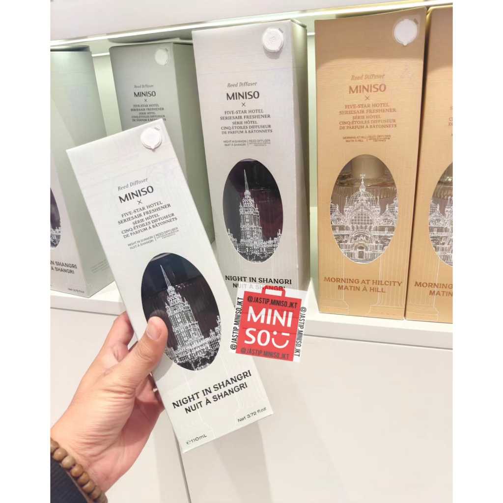 Jual MINISO 🆕 Reed Diffuser FIVE STAR Hotel Series Air Freshener (110ml ...