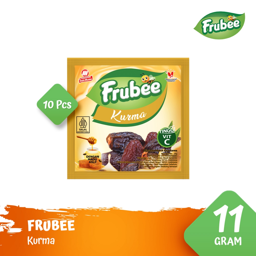 Jual Frubee Minuman Bubuk Rasa Kurma - 10 Sachet | Shopee Indonesia