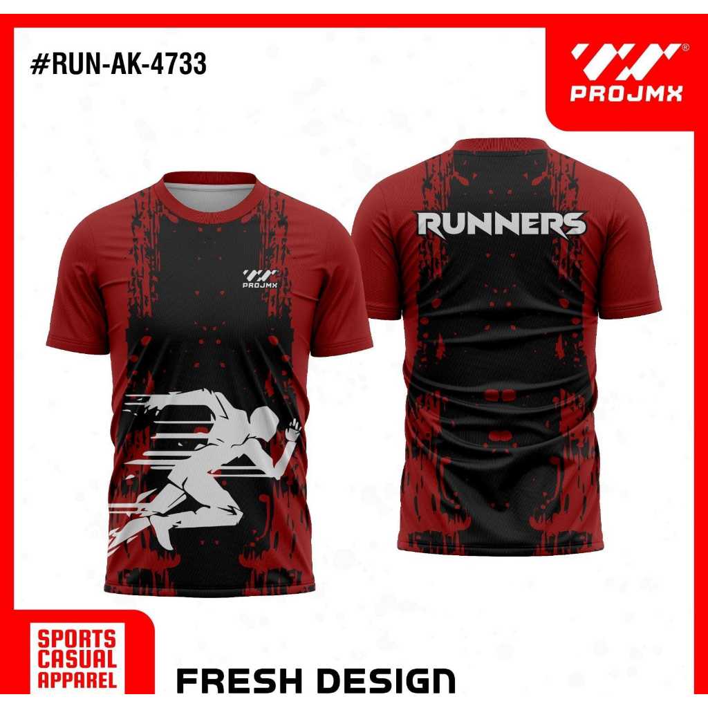 Jual PROJMX - KAOS JERSEY OLAHRAGA RUNNING BISA CUSTOM DESIGN DAN FULL ...