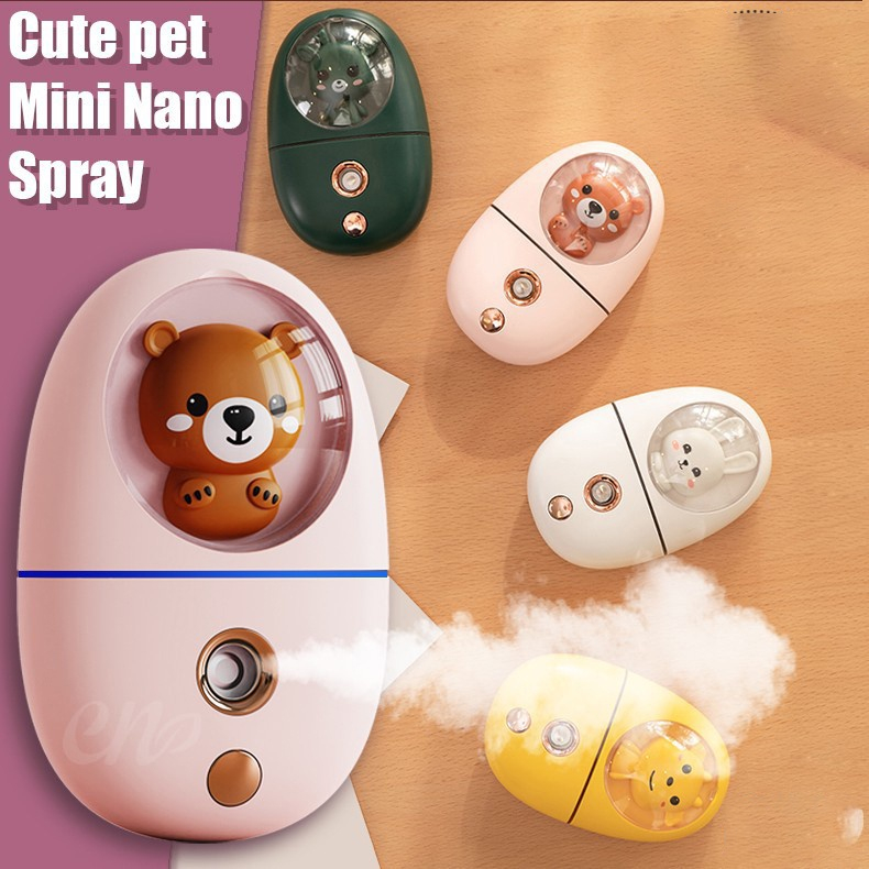 Jual Mini Nano Spray Karakter / Mini Humidifier Nano / Bisa Untuk Disinfektan | Shopee Indonesia