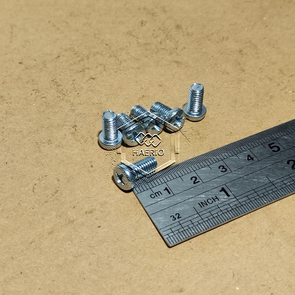 Jual BAUT JP M5X10 PAN HEAD SEKRUP M5 X 10 PANJANG 1CM 1 CM 5X10 5 X 10 ...
