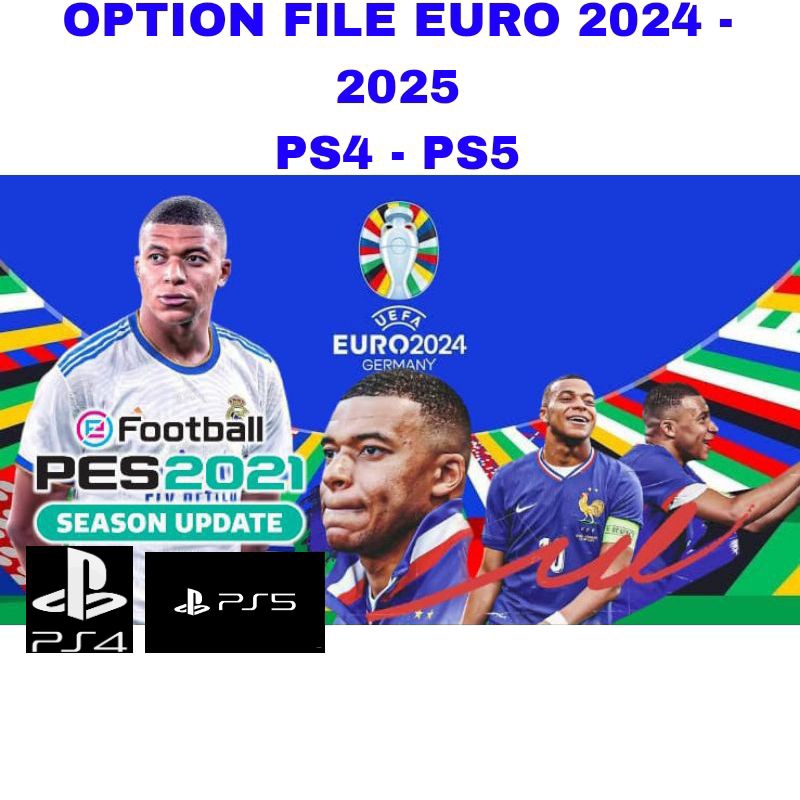 Jual OPTION FILE - PES 2021 UPDATE EURO 2024-2025 PS4 - PS5 | Shopee ...