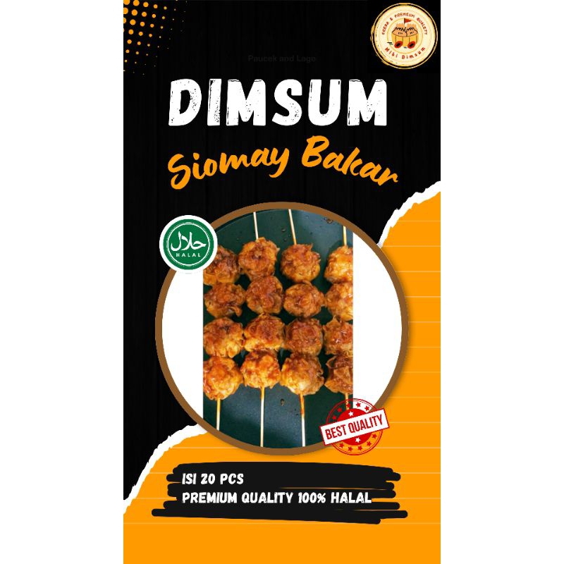 Jual MIBI DIMSUM BAKAR SIOMAY PREMIUM isi 20pcs(Chili oil+Mayo) home ...