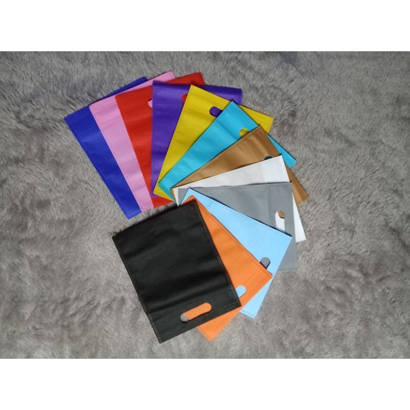 Jual (HARGA PERLUSIN "12 PCS" )goodiebag oval 20x25 cm - tas kain - tas ...