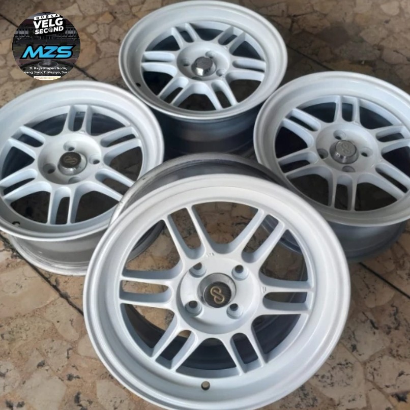 Jual VELG RACING RPF1 R15 LEBAR 6,5 PCD 8X100 114,3 ET 42 WHITE SECOND | Shopee Indonesia