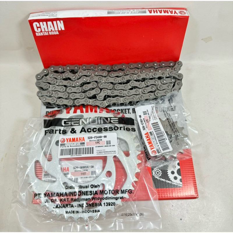Jual KDM_24 Gearset Gear Gir Set Rantai Yamaha Vega ZR Jupiter Z New ...