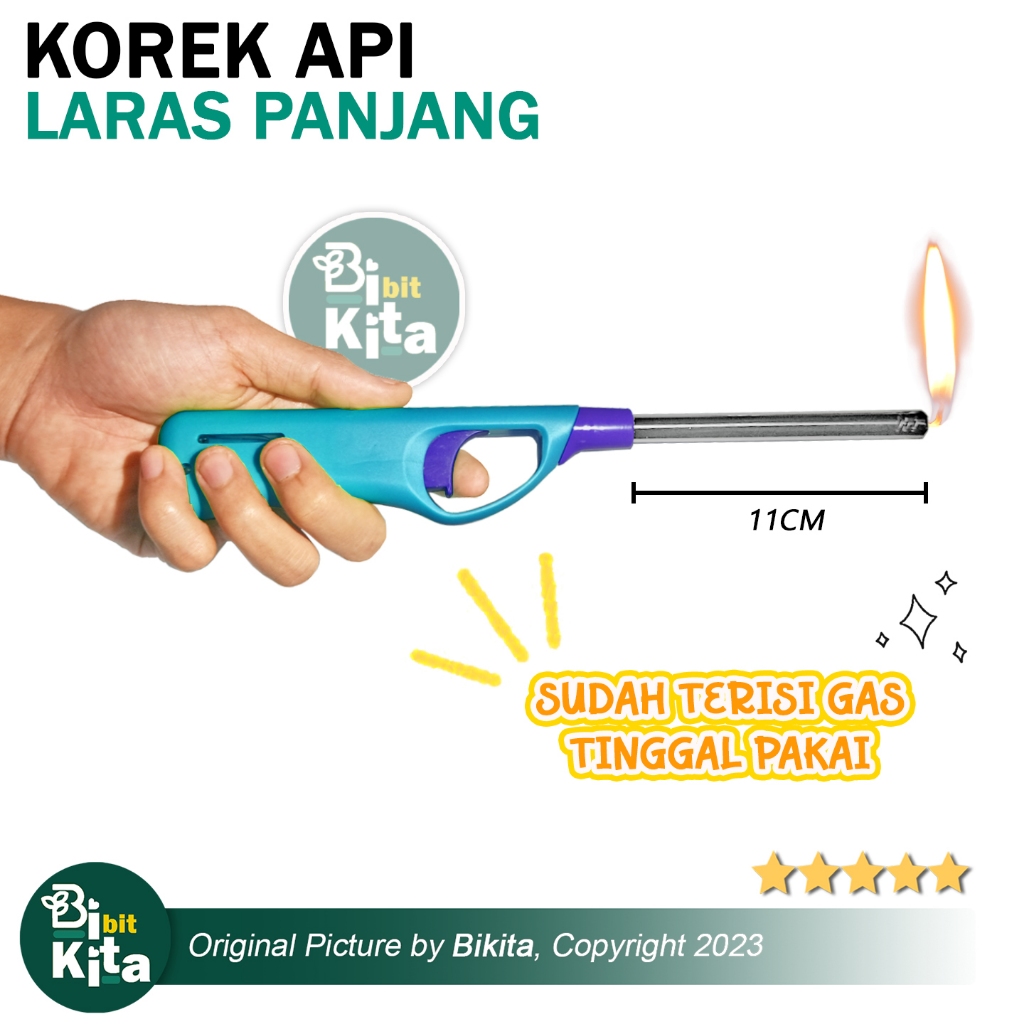 Jual Korek Api Gas Laras Panjang Pemantik Kompor Dapur Lilin Kamping ...