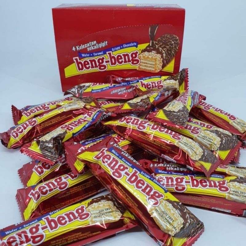 Jual BENG BENG BOX ISI 17PCS | B3NG B3NG WAFER CARAMEL CRISPY CHOCOLATE ...