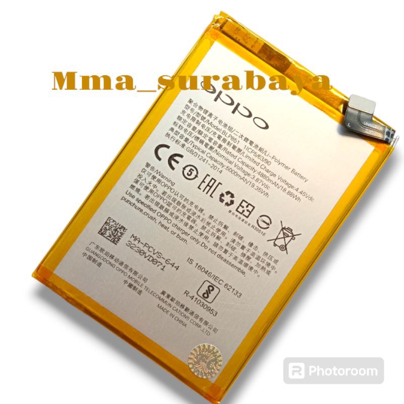 Jual BATERAI ORIGINAL OPP blp851 blp-851 a95 4g a74 4g battery fc ...