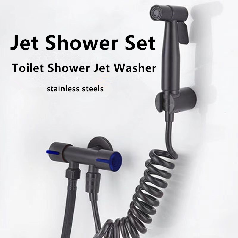 Jual SUS304 Toilet Jet Shower Set Perak/Hitam Bidet Closet Cebok Jet ...