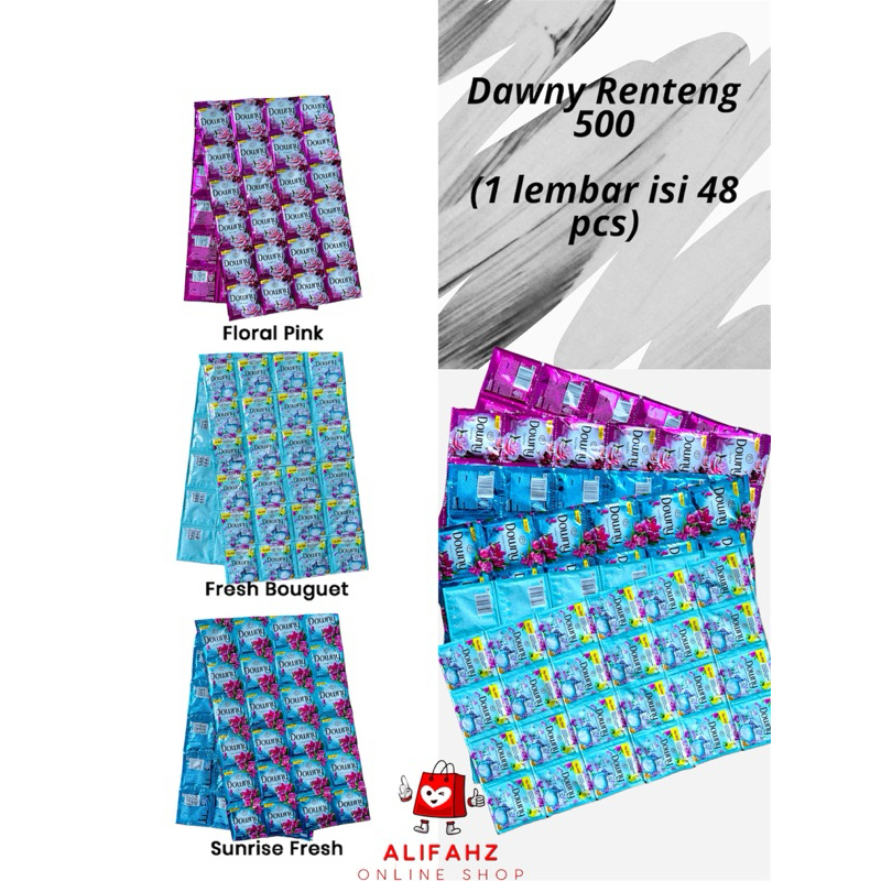 Jual Downy Renteng 500 (1 lembar isi 48 Pcs) | Shopee Indonesia