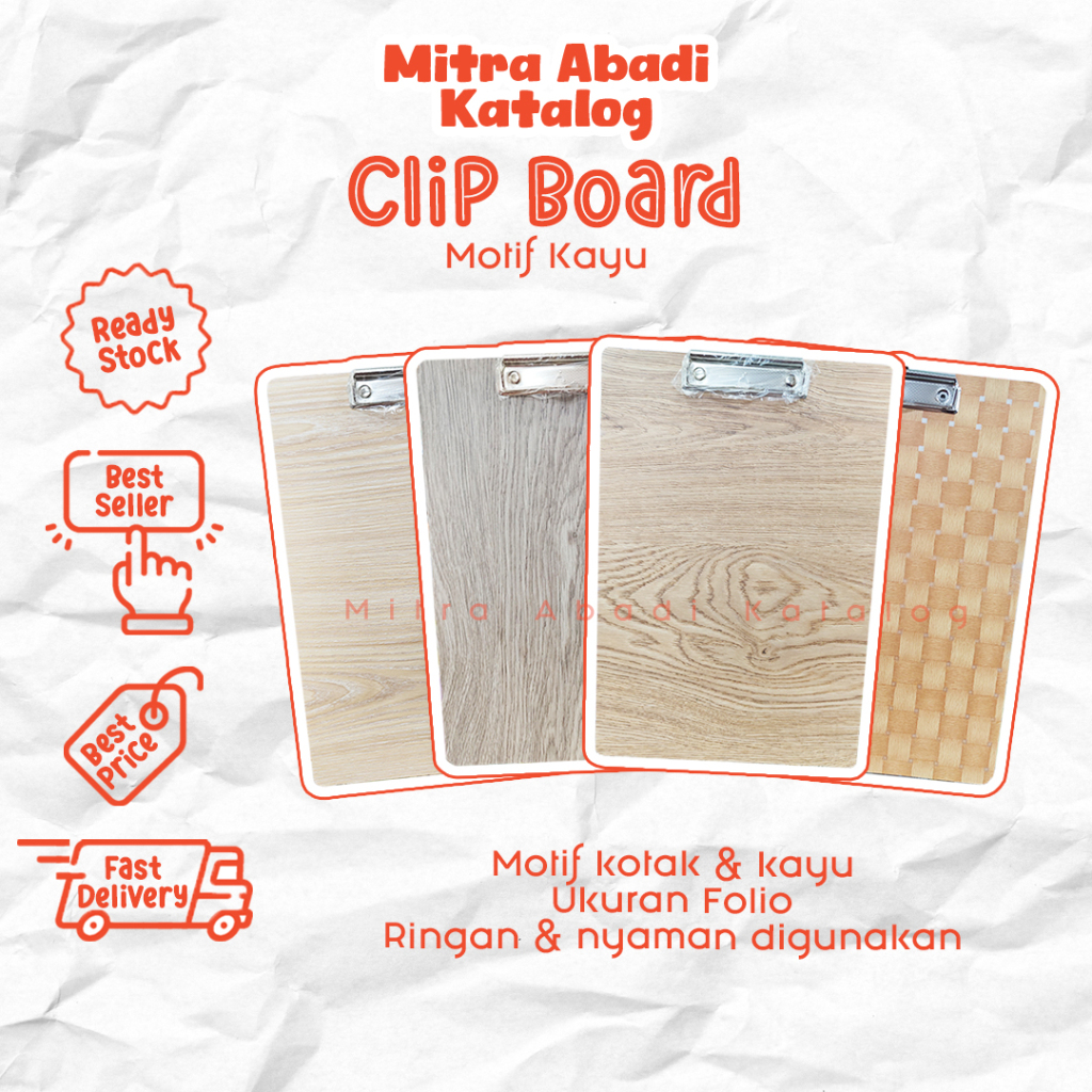 Jual PAPAN UJIAN CLIPBOARD MOTIF KOTAK & KAYU / CLIPBOARD KAYU MURAH ...