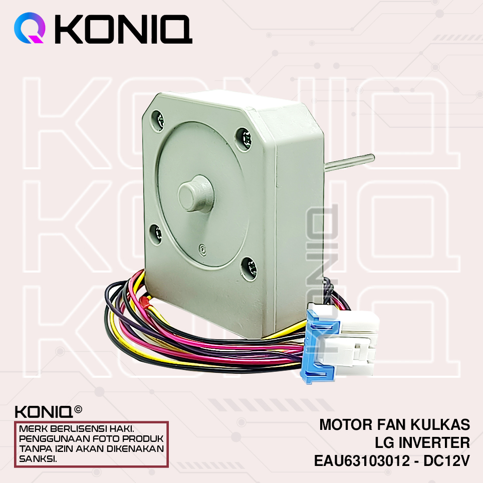 Jual MOTOR FAN KULKAS LG INVERTER EAU63103012 DC12V | Shopee Indonesia