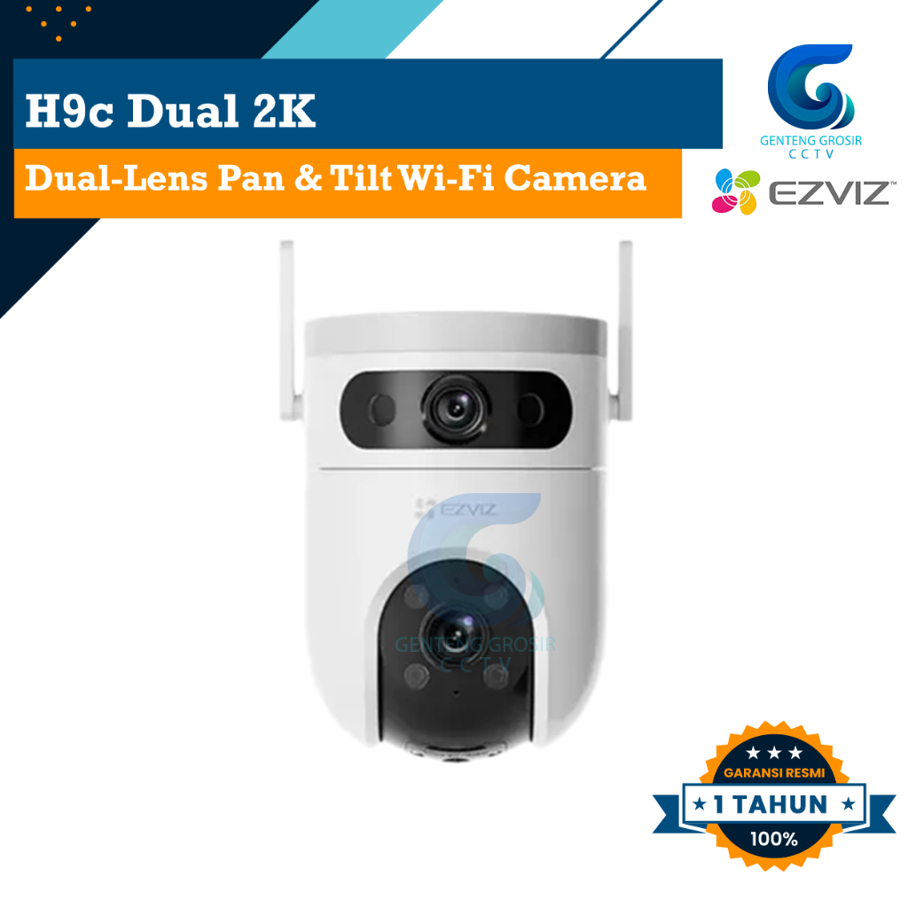 Jual Ezviz H9c Dual 2K&2K Dual-Lens Pan & Tilt Wi-Fi Camera 3mp ...