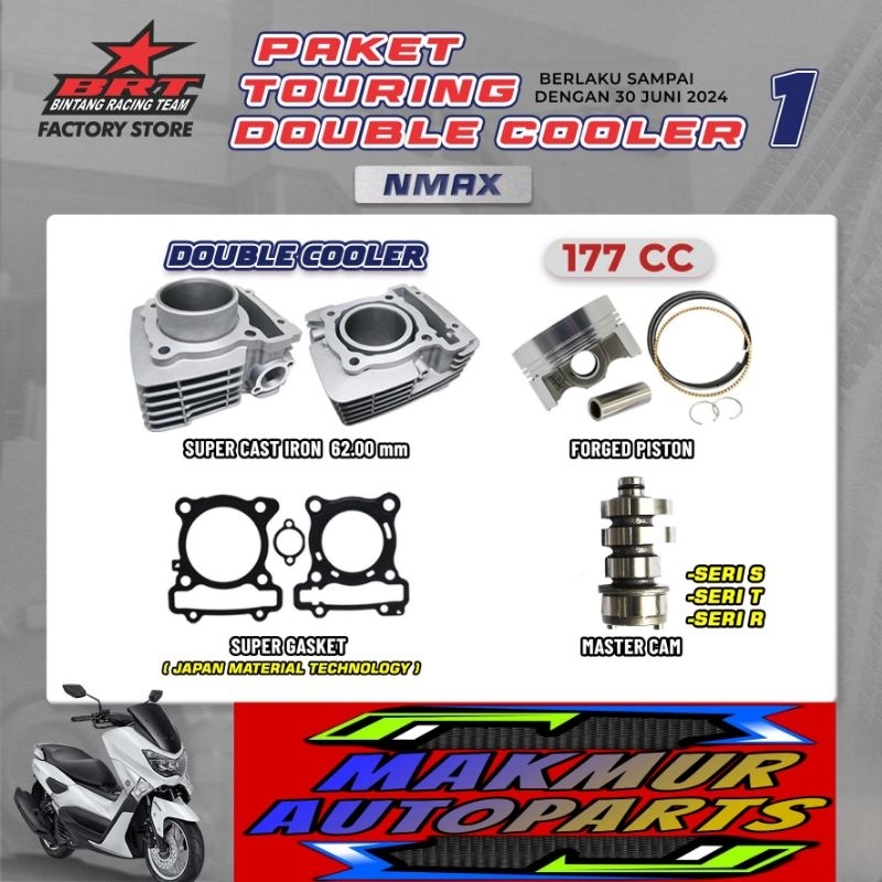 Jual Blok Bore Up 177 CC Double Cooler BRT - Paket Touring 1 - NMAX ...