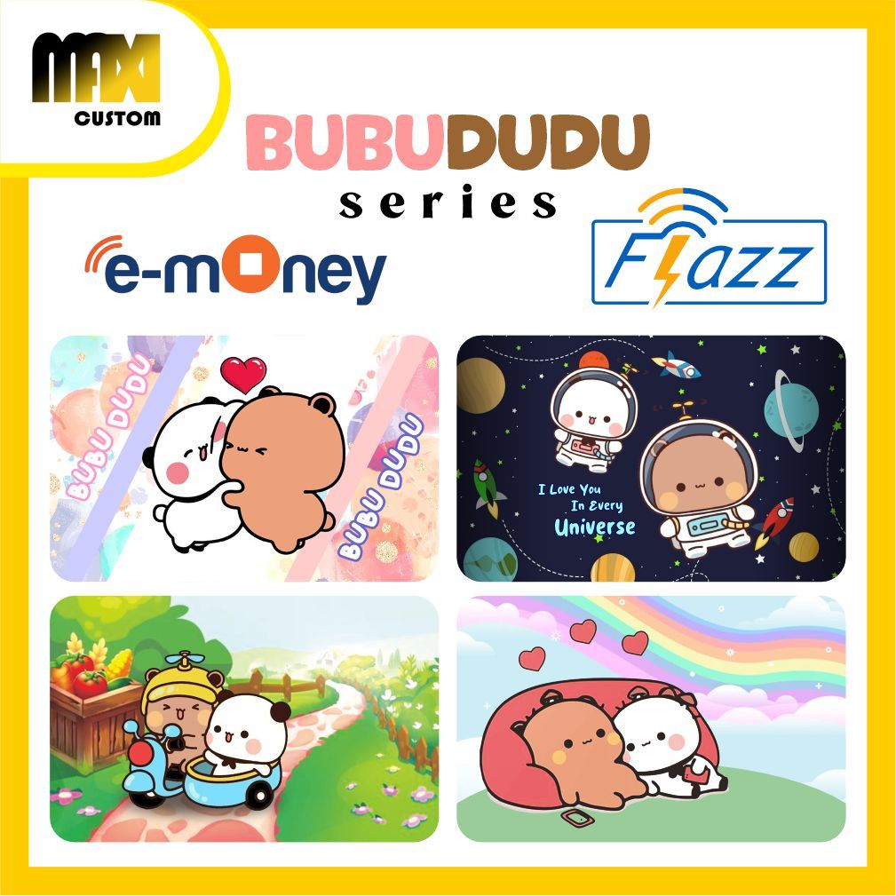 Jual Kartu E-Money Mandiri / FLAZZ BCA GEN2 / BUBU DUDU Lucu Kualitas ...