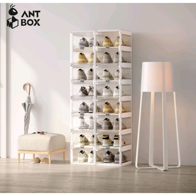 Jual ANTBOX Rak Sepatu Kapasitas 20 Pasang Sepatu Lemari Sepatu Lipat ...