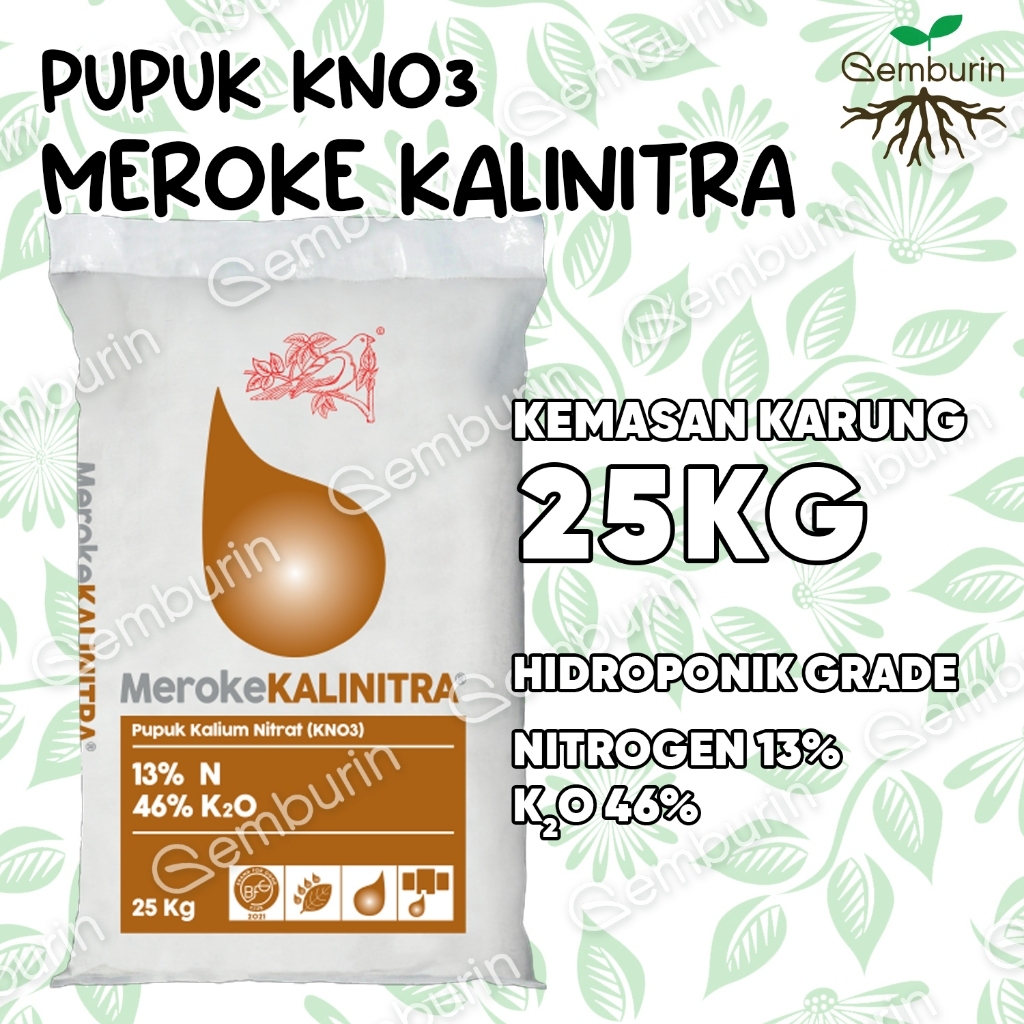 Jual [KARGO] Pupuk Meroke Kalinitra KARUNG 25kg / Kalium Nitrat KNO3 ...
