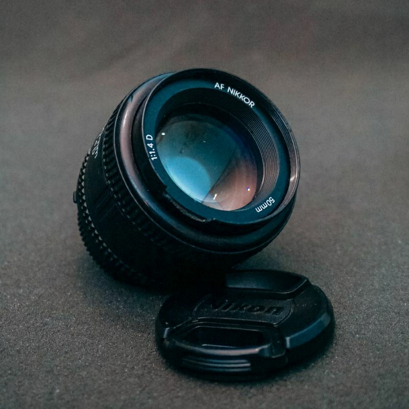 Jual Lensa Fix Nikon AFD 50mm F1,4 | Shopee Indonesia