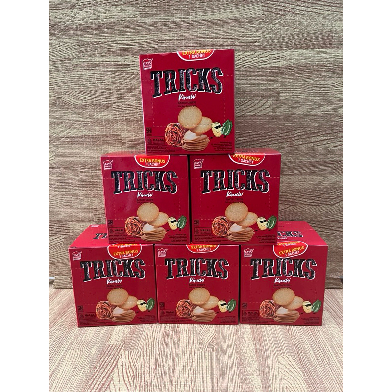 Jual Tricks Biskuit Kentang Potato Baked Chips Kimchi 1 box | Shopee ...