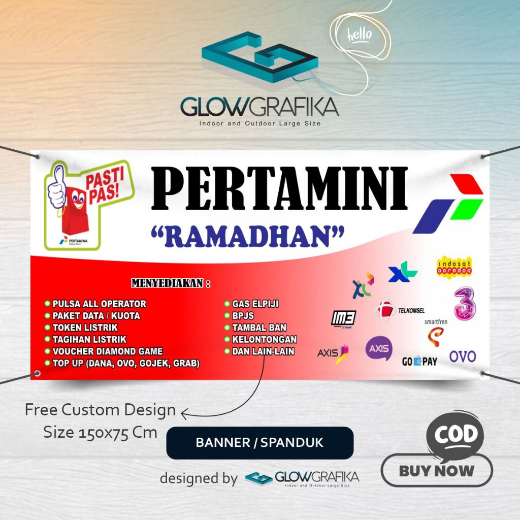 Jual Cetak Spanduk Banner Pertamina Mini | Shopee Indonesia