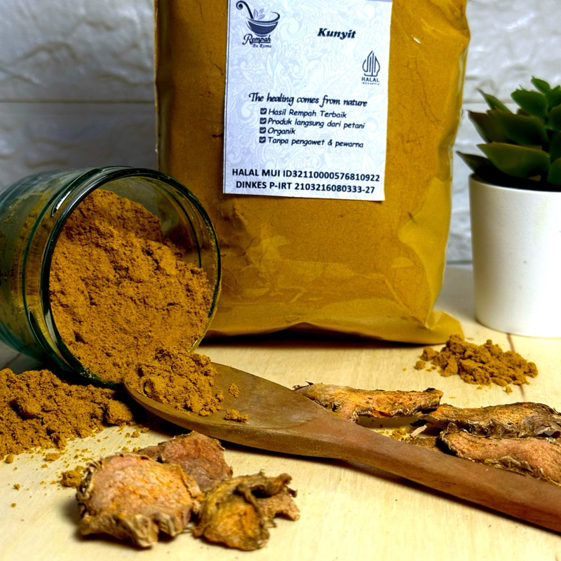 Jual Kunyit Bubuk 1 Kg Murni Rempah Bu Risma | Shopee Indonesia