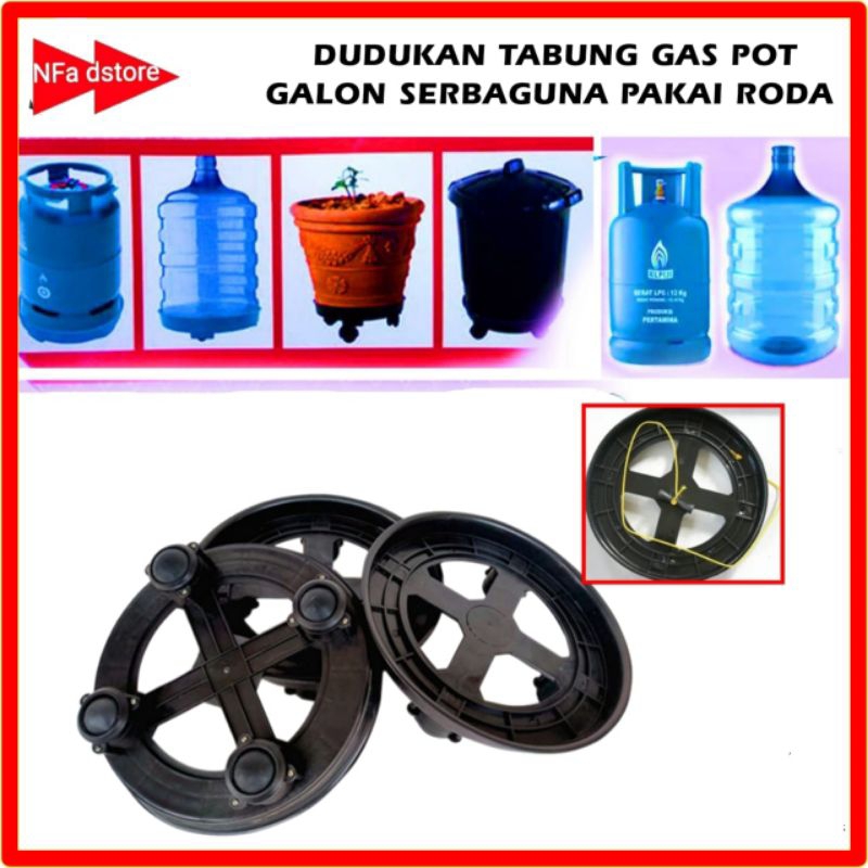 Jual Dudukan Tempat Tabung Gas Elpiji Galon Serbaguna Pakai Empat Kaki ...