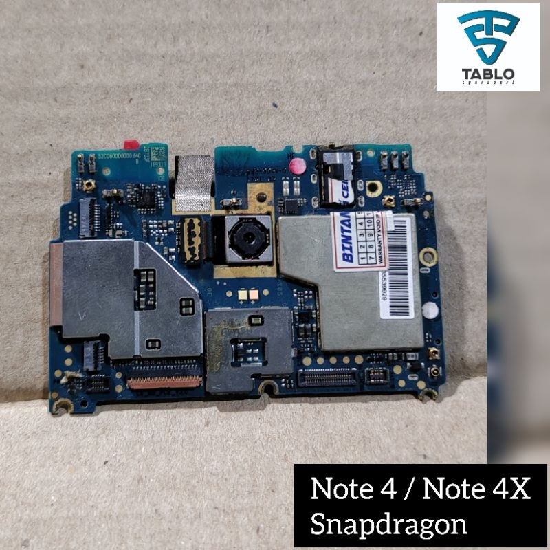 Jual Mesin Xiaomi Redmi Note 4 Note 4X Snapdragon 4/64gb Normal no sandi | Shopee Indonesia