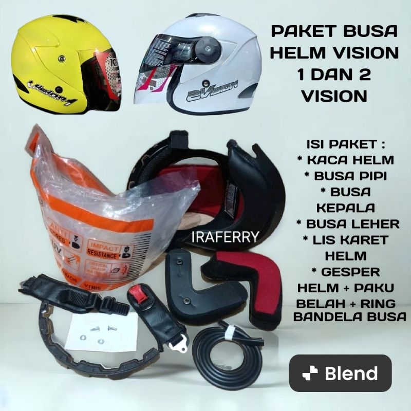 Jual Busa helm kyt 2 vision kyt 1 vision fullset kancing klip PLASTIK ...