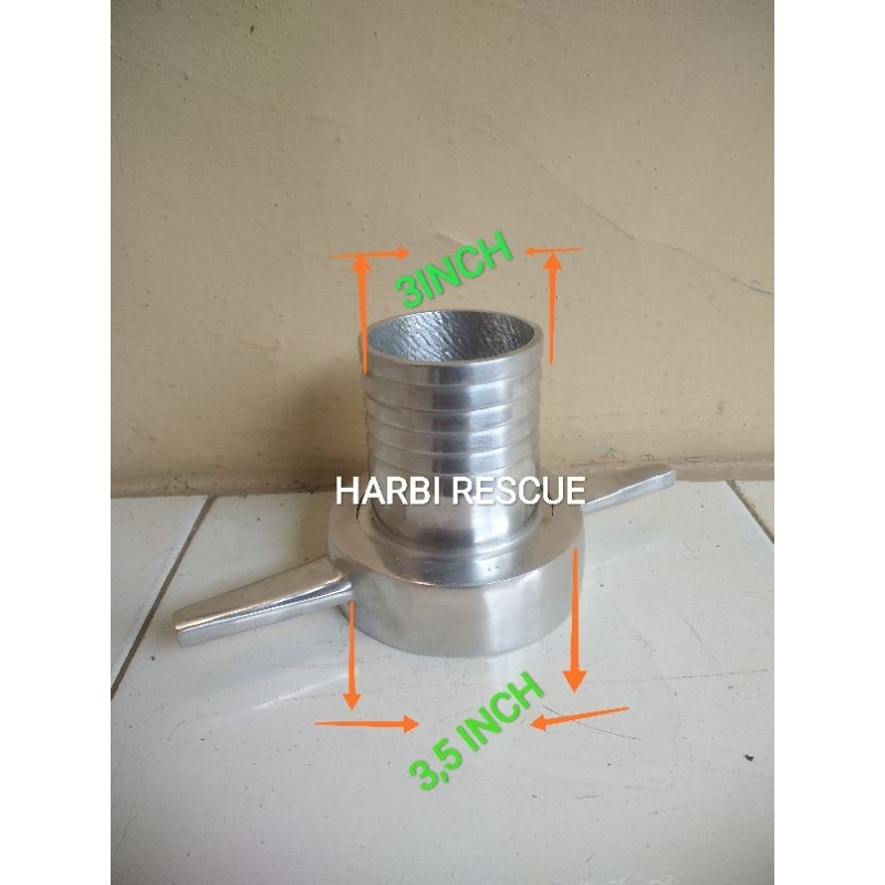 Jual coupling pompa tohatsu female 3,5 ke 3 inch selang spiral ...