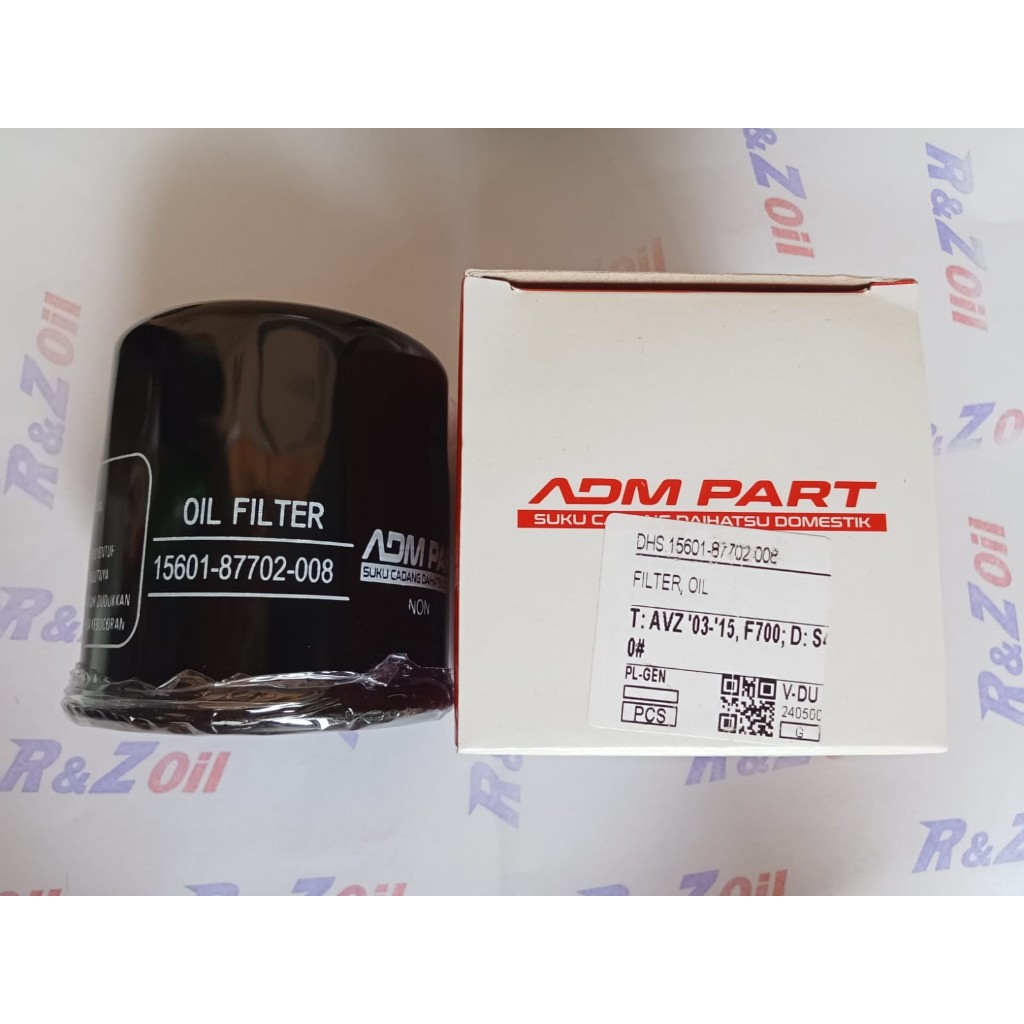 Jual ADM PART Filter Oli DHS.15601-8772-008 Avanza, Veloz, Rush, Agya ...