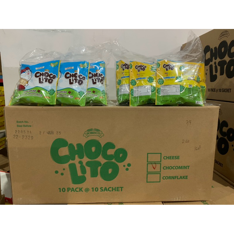 Jual Chocolito Chocomint Kemasan 1 plastik 10 Bungkus | Shopee Indonesia