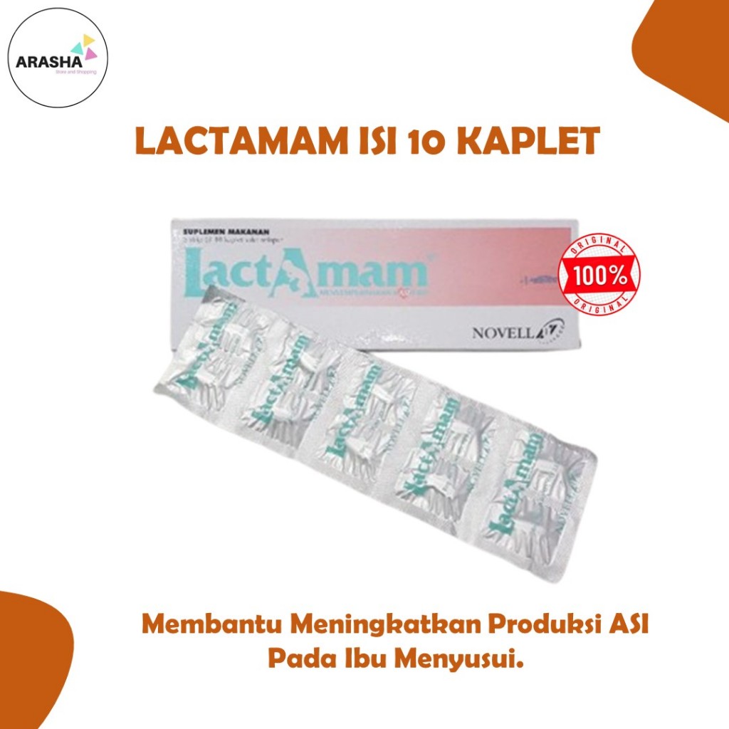 Jual LACTAMAM KAPLET ASI BOOSTER PERSTRIP - Membantu Perlancar ASI ...