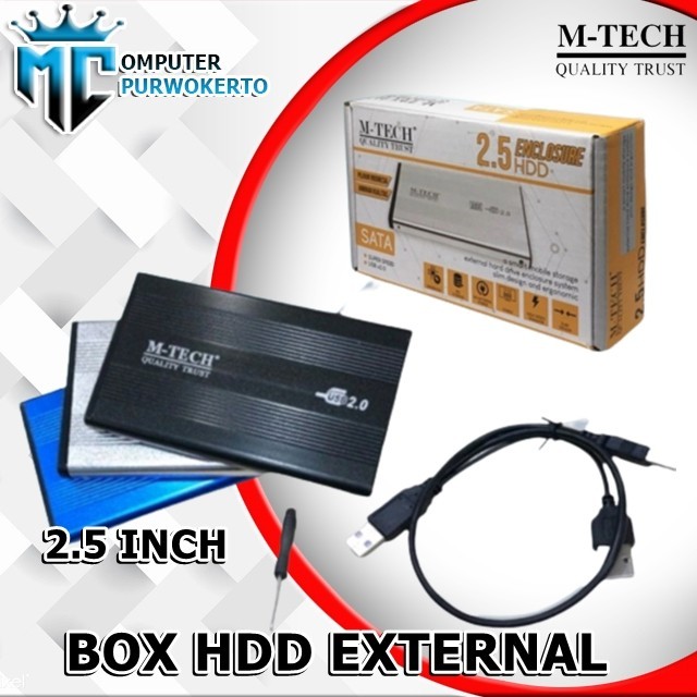 Jual CASE External Hardisk 2,5" SATA M-Tech USB 2.0 | Shopee Indonesia
