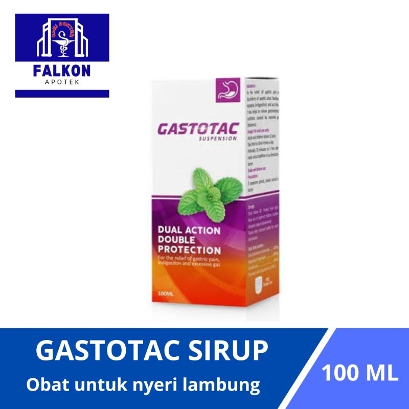 Jual GASTOTAC SIRUP 100ML (OBAT UNTUK NYERI LAMBUNG) | Shopee Indonesia