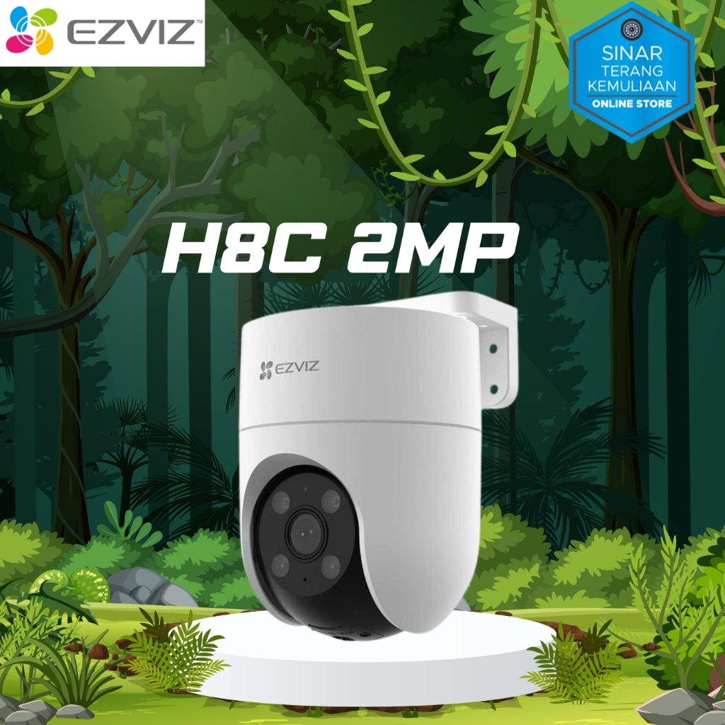 Jual EZVIZ H8C 2MP OUTDOOR CCTV PAN & TILT WIFI IP CAMERA AUTO TRACKING ...