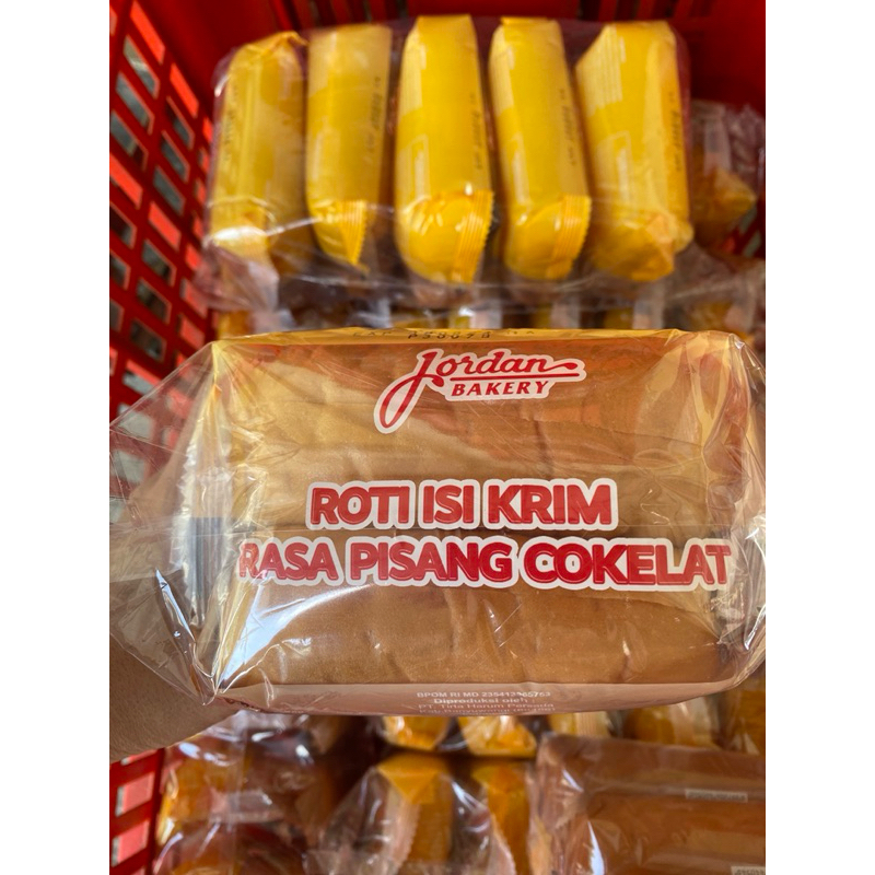 Jual ROTI ISI KRIM RASA PISANG COKLAT JORDAN | Shopee Indonesia
