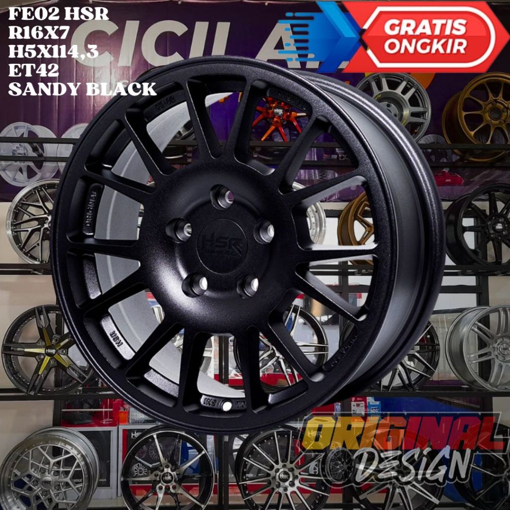 Jual Velg Mobil XPANDER , INNOVA , ERTIGA , BRV , HSR FE02 RING 16 R16 MURAH | Shopee Indonesia